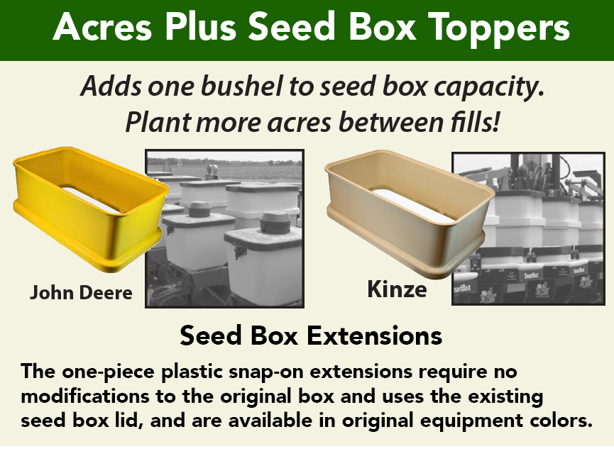 S.I. Distributing Inc....: ACRES PLUS SEED BOX TOPPER - SEED BOX EXTENSIONS