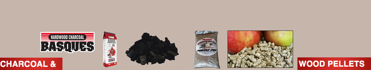 S.I. Distributing Inc....: Basques Charcoal and Cookin Wood Pellets