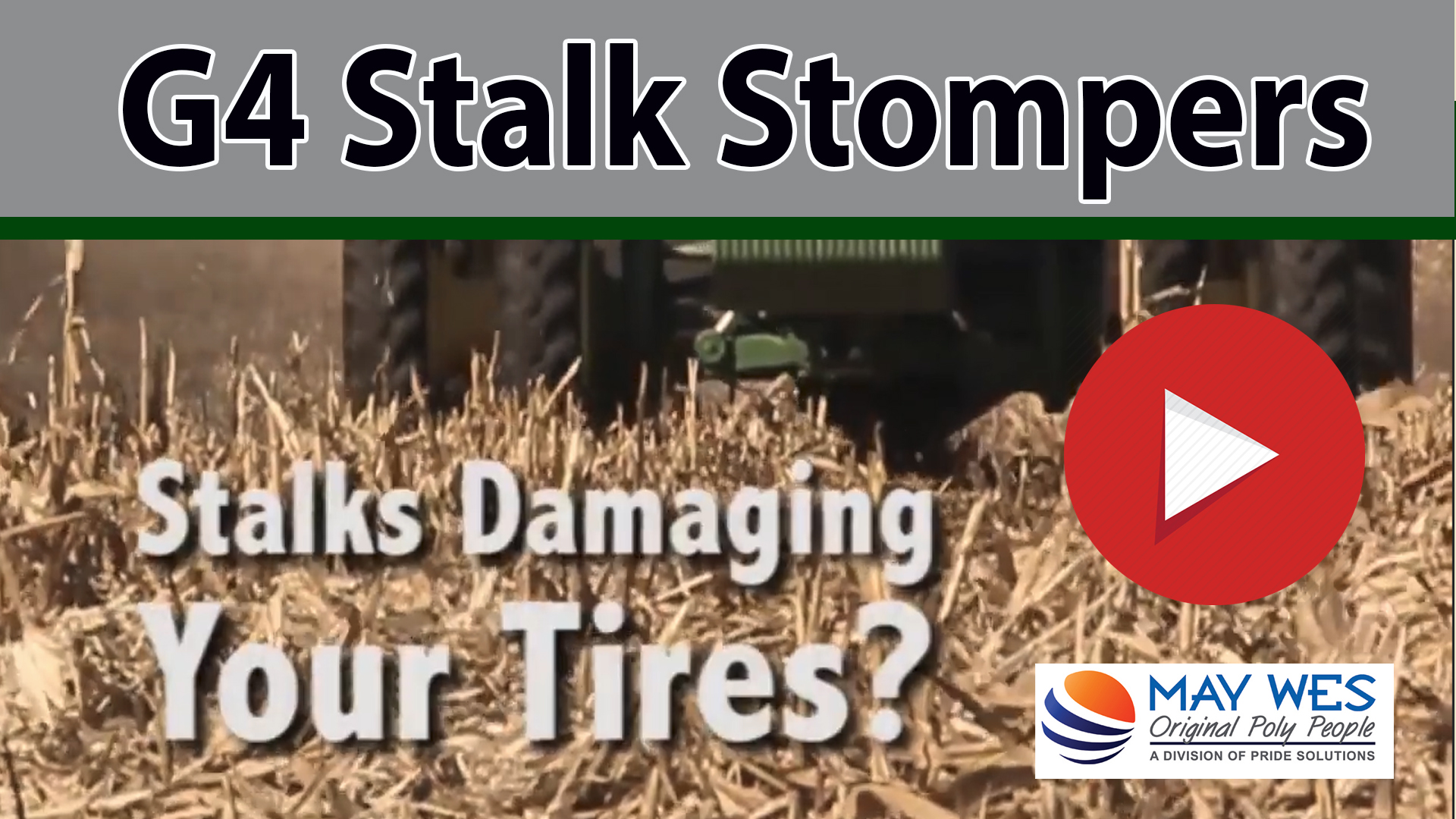 S.I. Distributing Inc....: May Wes G4 Stalk Stompers for Combine Corn Heads