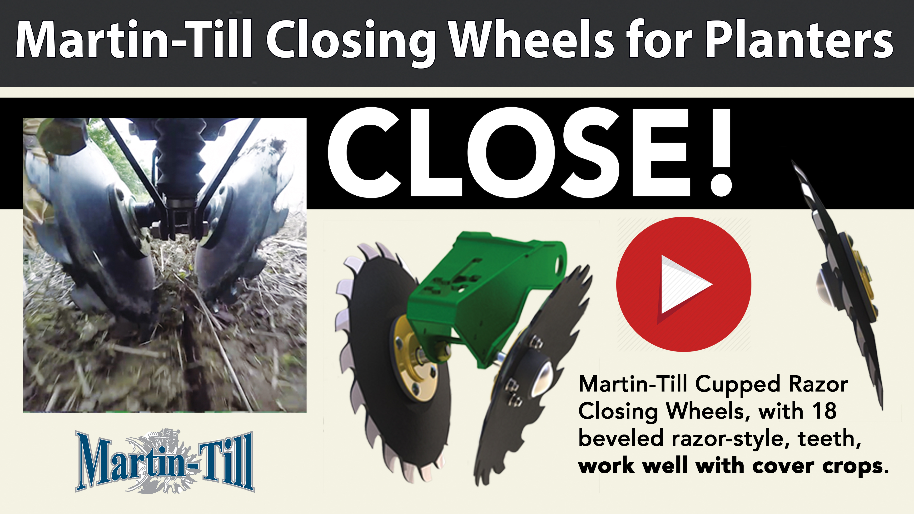 S.I. Distributing Inc....: Martin-Till Closing Wheels for Planters