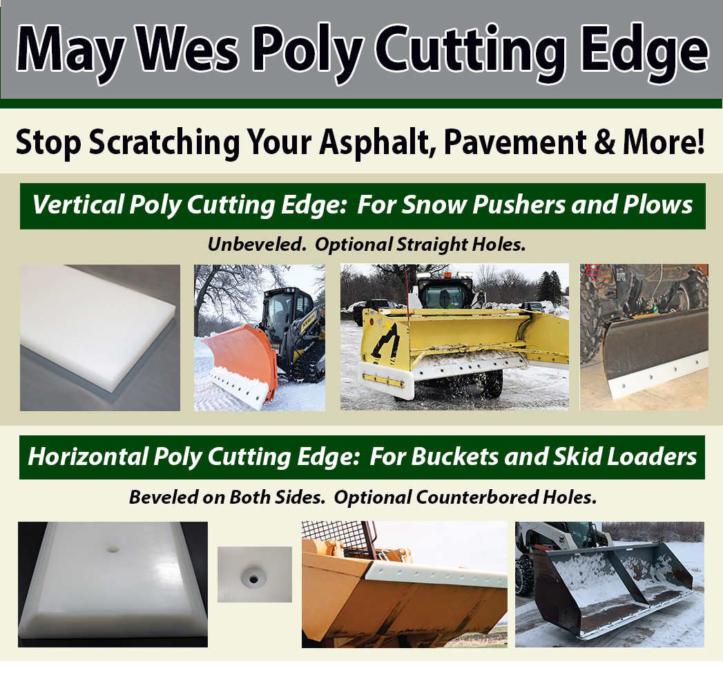 S.I. Distributing Inc....: May Wes Poly Cutting Edges - Poly Blades