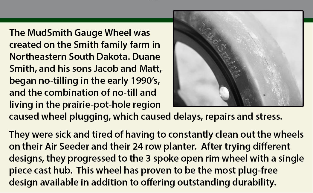 S.I. Distributing Inc....: MudSmith Gauge Wheel Assemblies