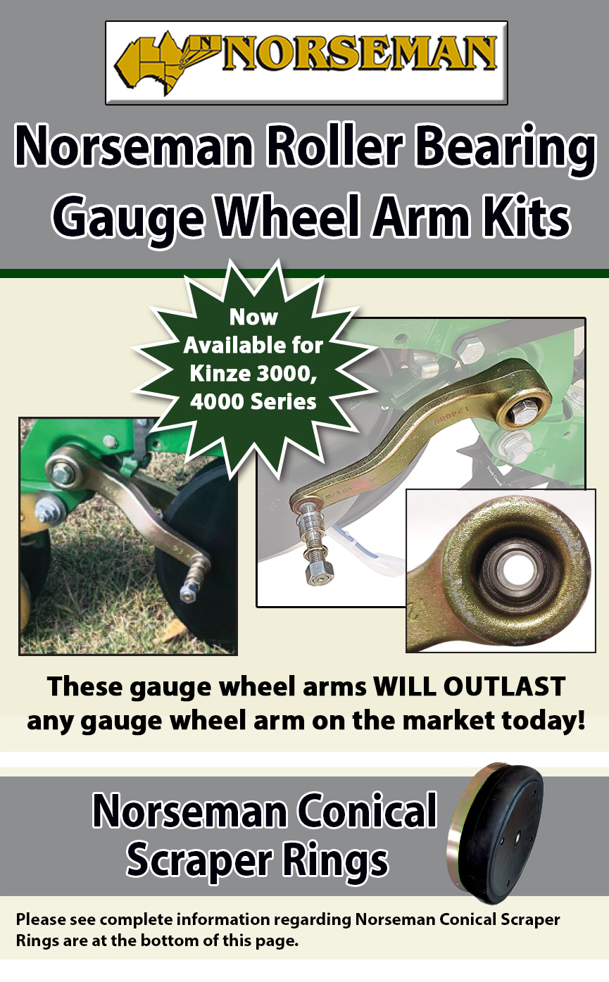 S.I. Distributing Inc....: Norseman Roller Bearing Gauge Wheel Arm Kits ...