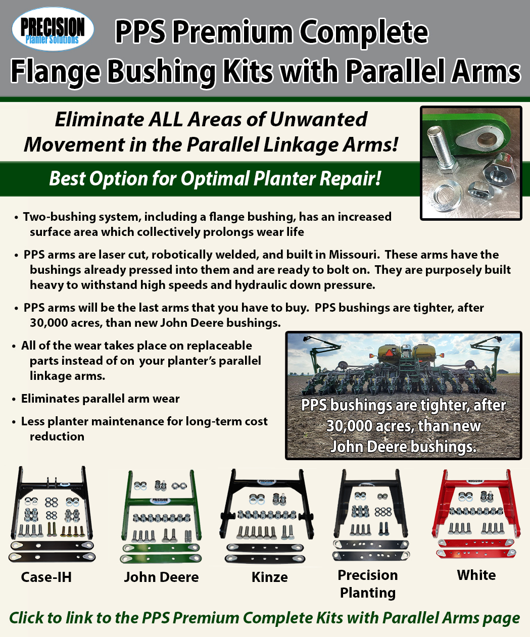 S.I. Distributing Inc....: PPS Flange Bushing Parallel Linkage Arms ...