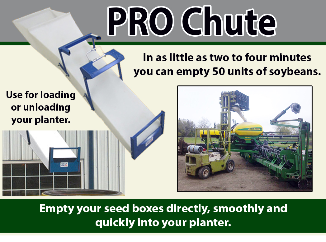 S.I. Distributing Inc....: PRO CHUTE - for loading and unloading seed