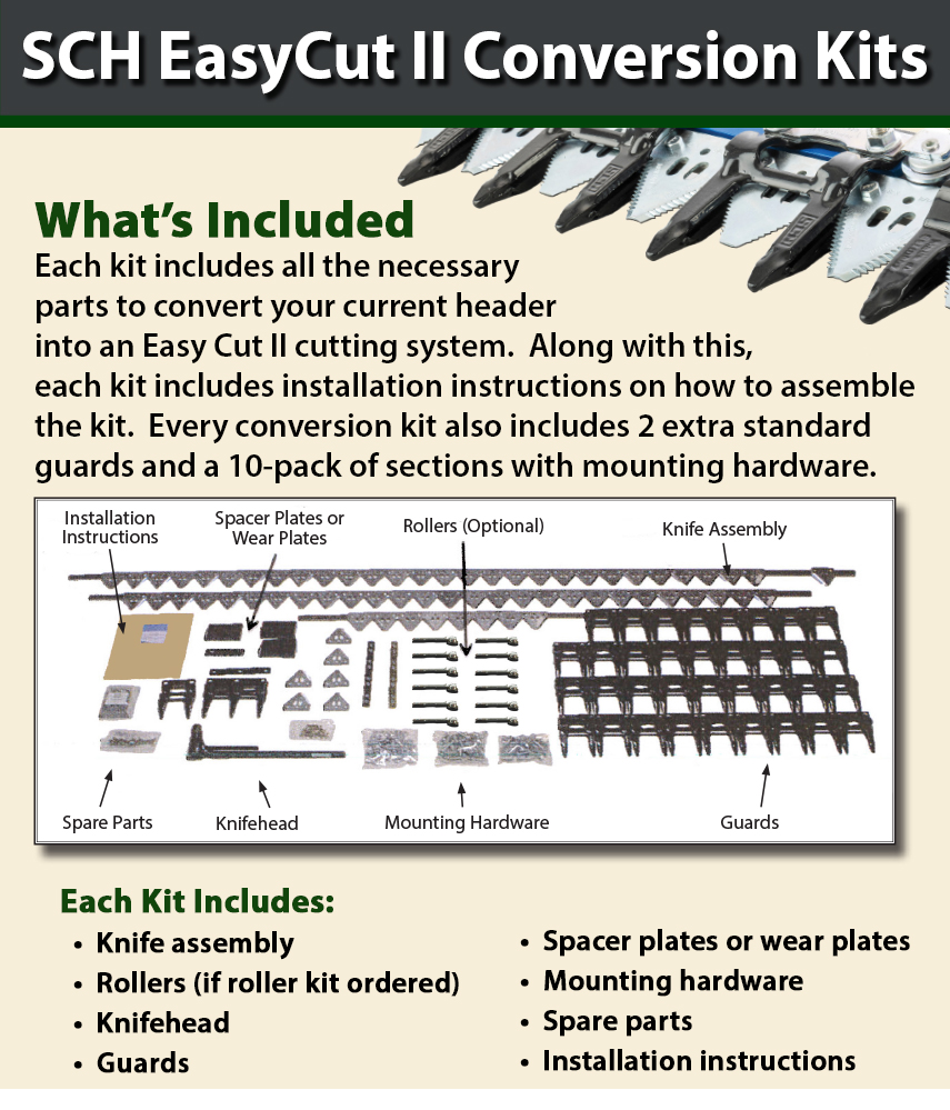 S.I. Distributing Inc....: SCH Easy Cut II cutter bar conversion kits ...