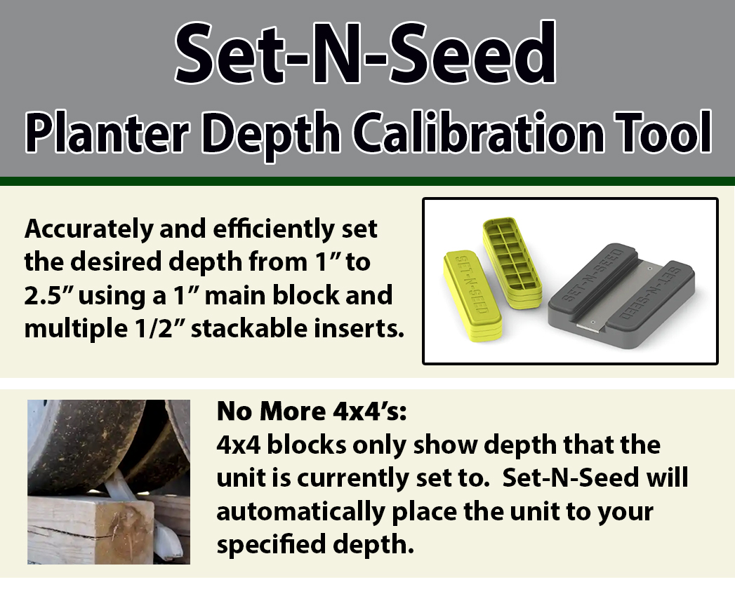 S.I. Distributing Inc....: Set-N-Seed Planter Seed Depth Calibration Tool