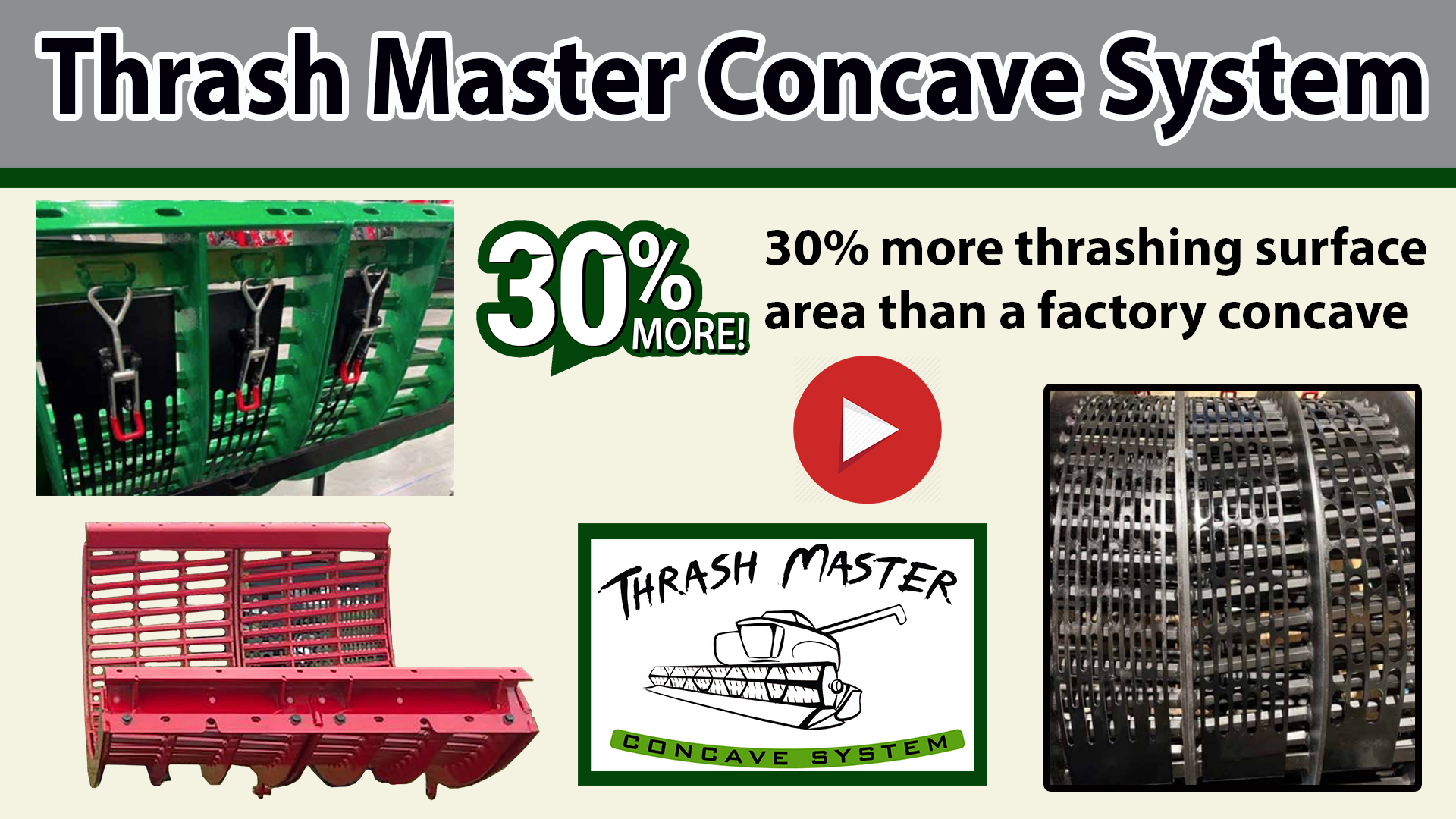 S.I. Distributing Inc....: Thrash Master Concave System
