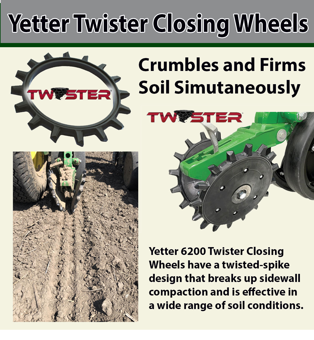 S.I. Distributing Inc....: Yetter Twister Closing Wheels