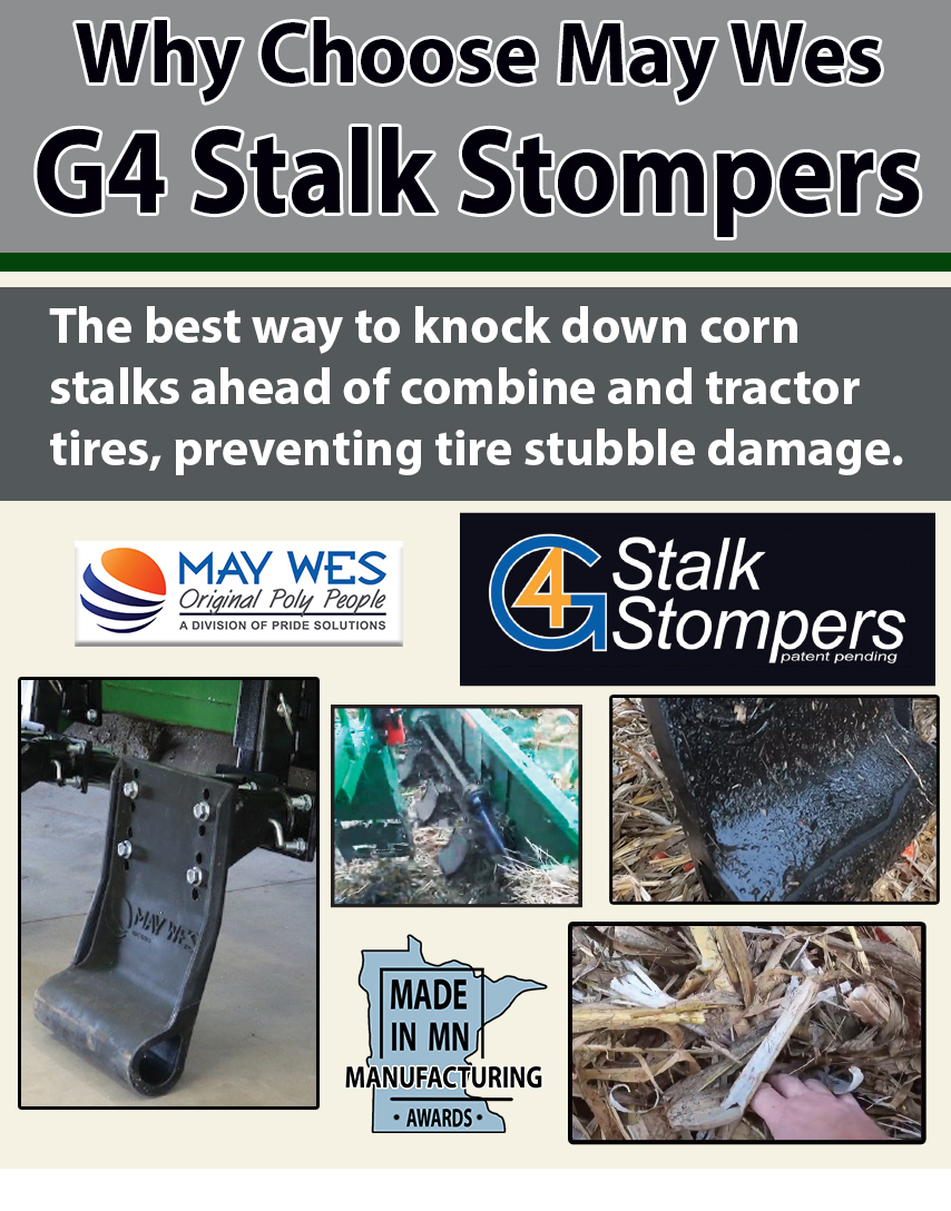 S.I. Distributing Inc....: May Wes G4 Stalk Stompers for Combine Corn Heads